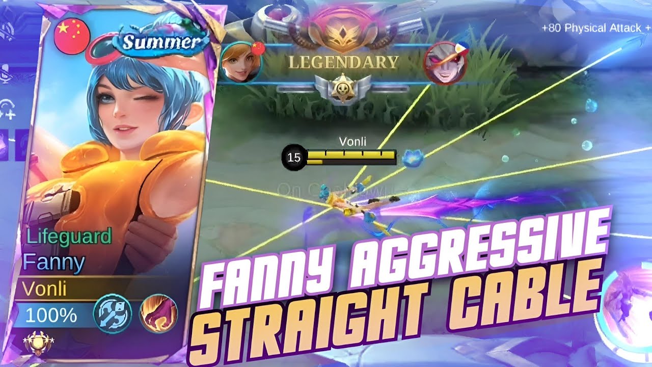 SUPER FAST AND AGGRESSIVE FANNY STRAIGHT CABLE ⚡ | MLBB - YouTube