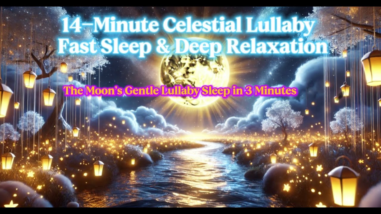🌙 14-Minute Celestial Lullaby | Moonlit Dreams & Starlight’s Embrace for Deep Sleep & Relaxation ...
