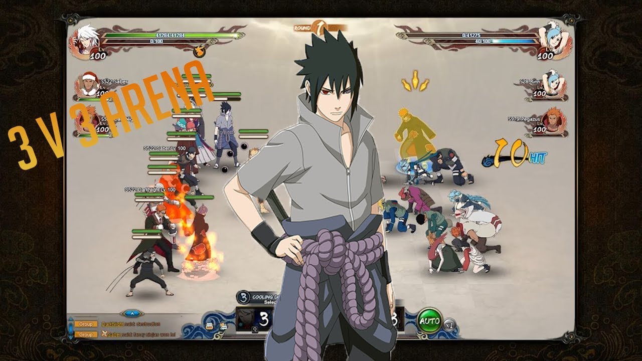 Naruto Online - 3v3 Arena #1 - YouTube
