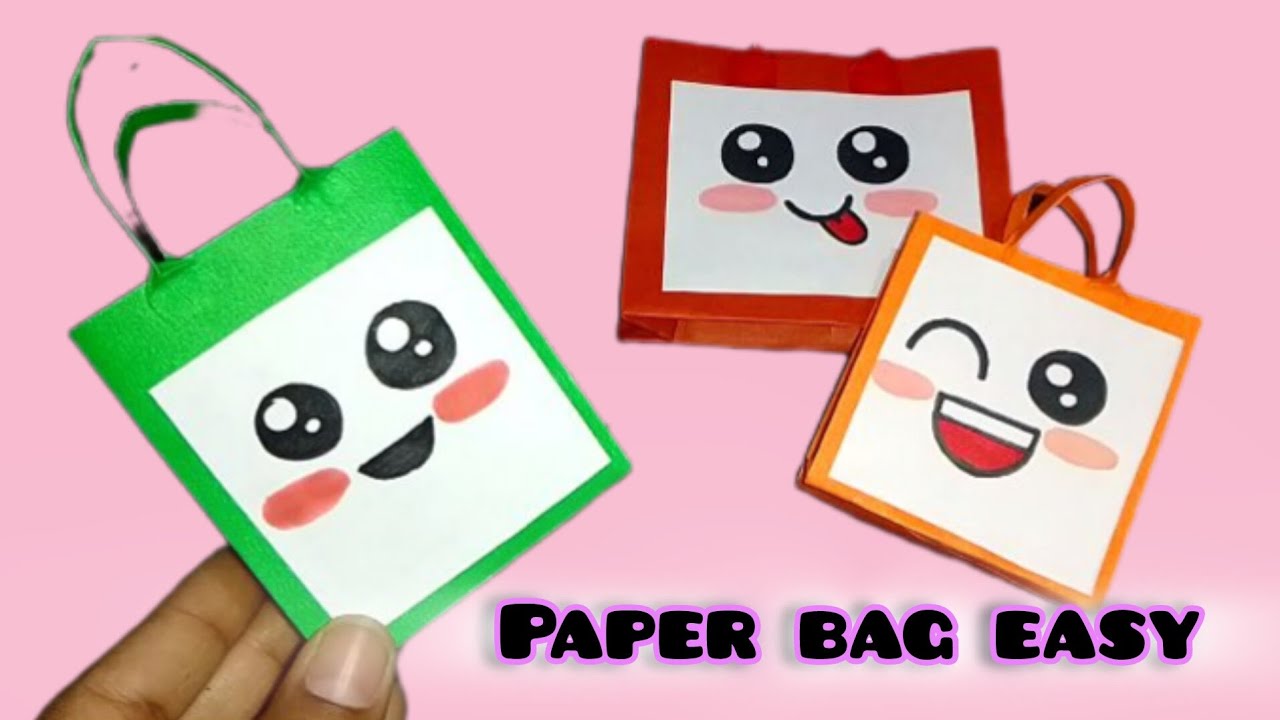 How to Make Paper Bag || Paper Bag Easy Method || Paper Bag || DIY ...