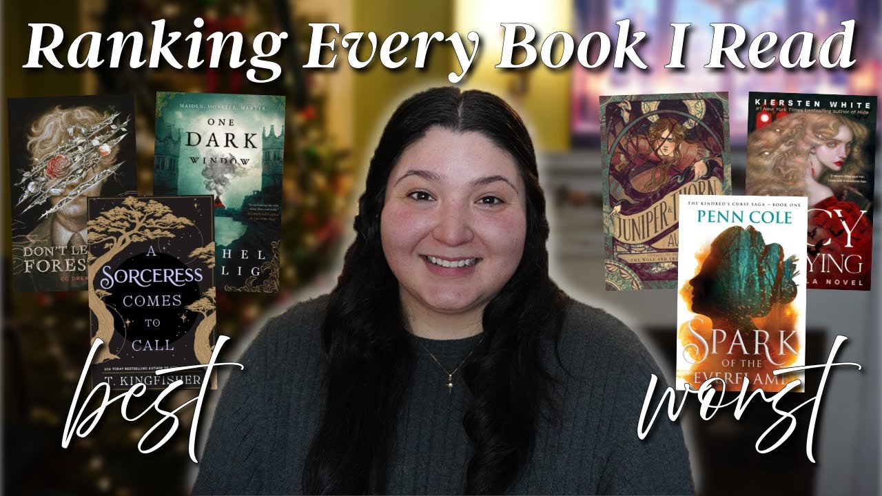 Best to Worst ⏐ Ranking the 36 books I read from July to December - YouTube