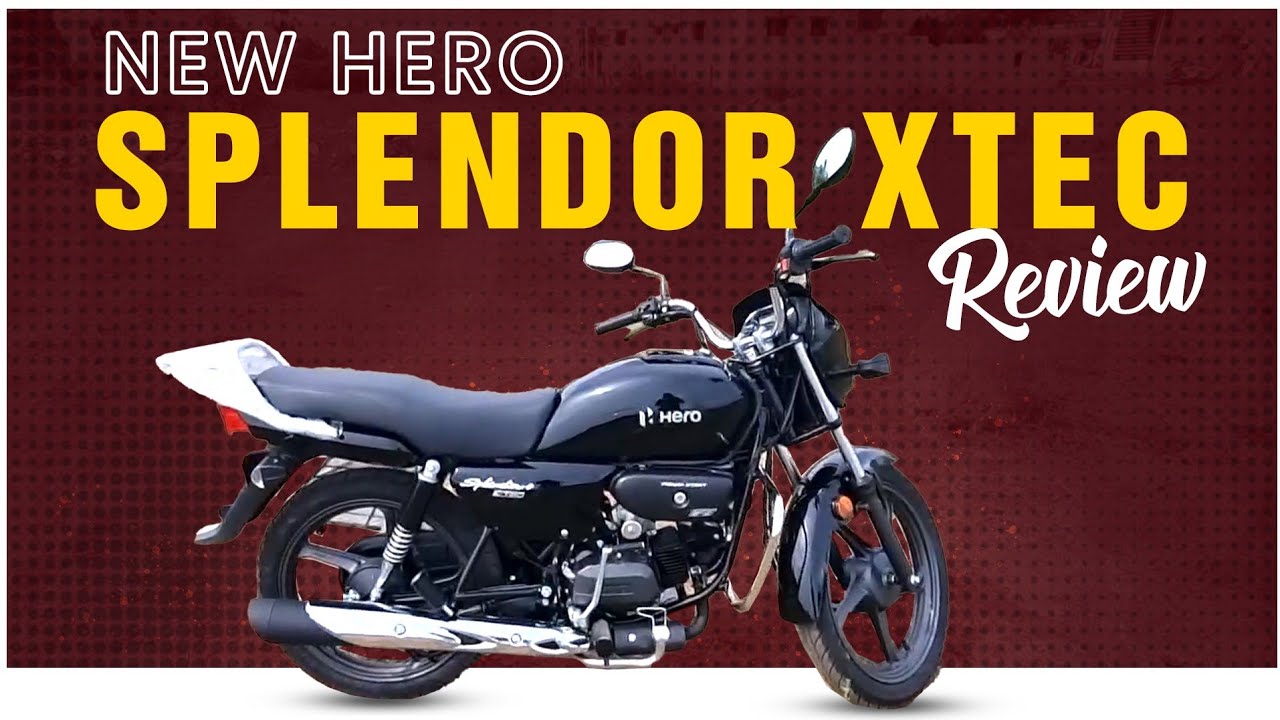 New Hero Splendor+ Xtec Review | Fully Digital Speedometer | Test Ride ...