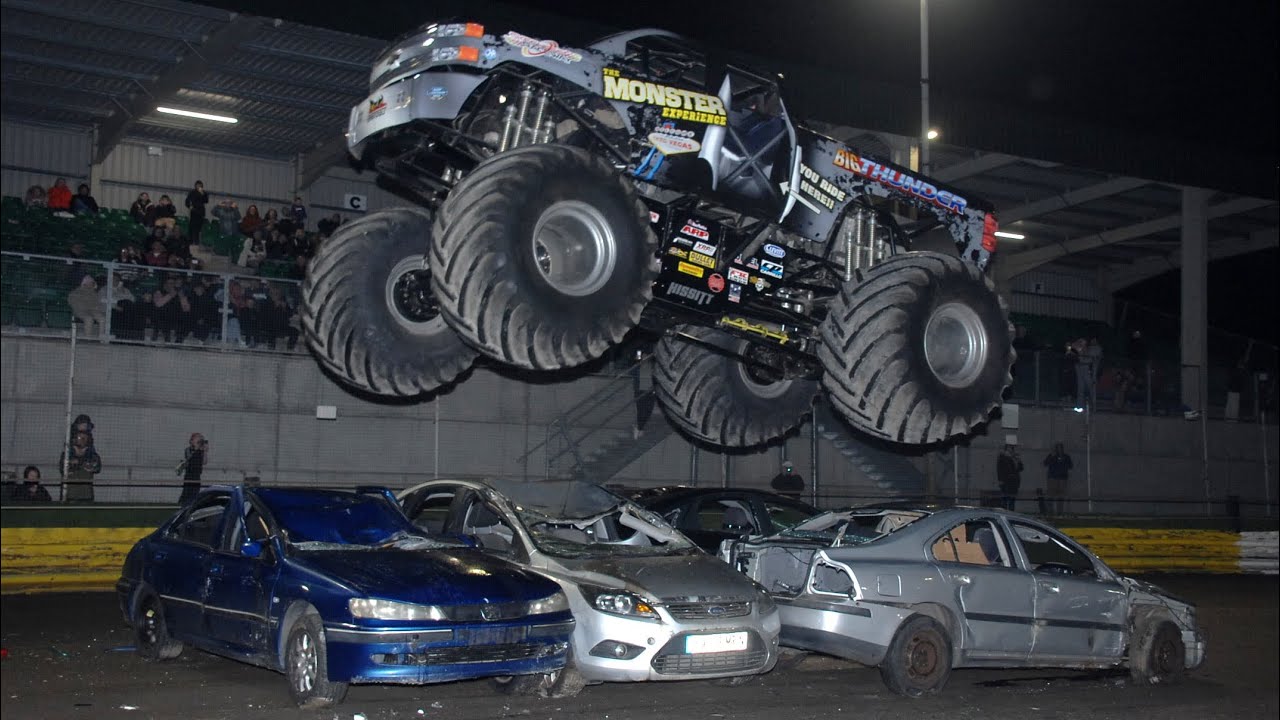 In Car Cam/On Board With Rob Speak Big Thunder Monster Truck Car ...