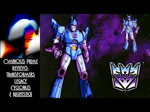 Ominous Prime Reviews Transformers Legacy Cyclonus and Nightstick - YouTube