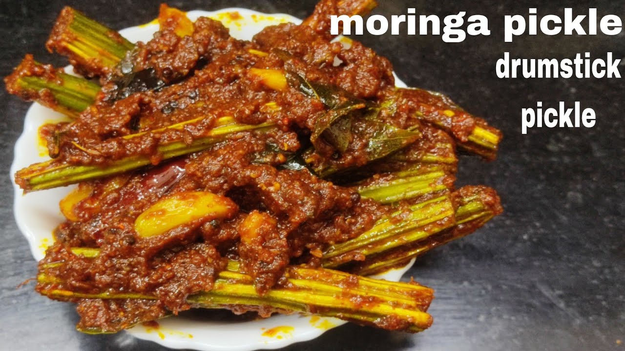 moringa pickle | drumstick pickle | sahjan ka achar | pickle recipe ...