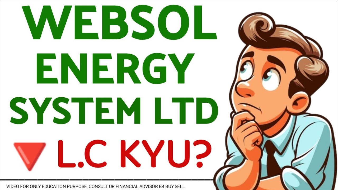 WEBSOL ENERGY SYSTEMS LC KYU #websolenergynews #websolenergy #websol # ...