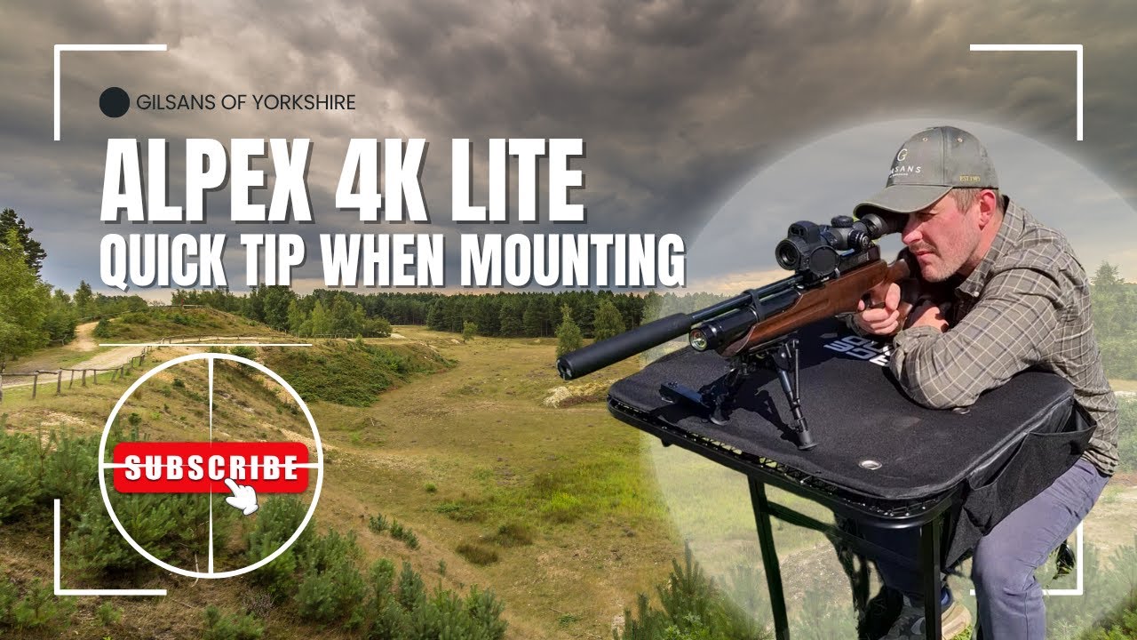 HIK Micro Alpex 4K Lite Scope Mounting Tip - Important to be aware of ...