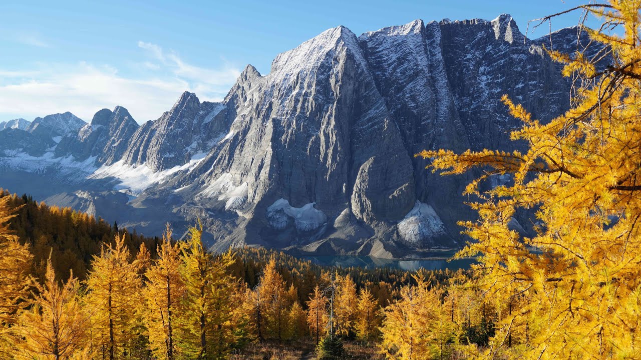 Floe Lake and Numa Pass, Fall Larch Hike - YouTube