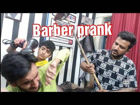 💈Barber prank with customer part 2 ||Funny barber prank 😅||Must see ...