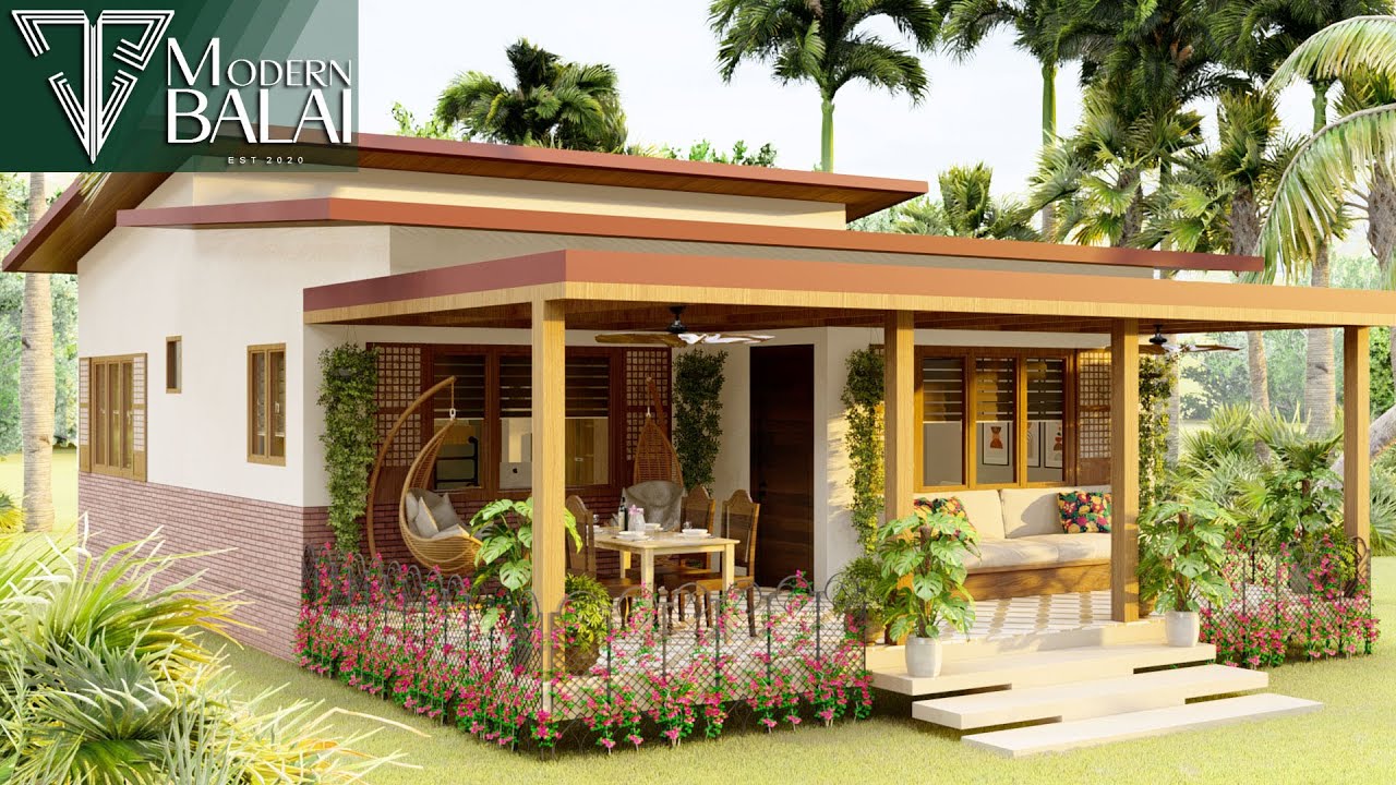 Simple Life in a Farmhouse 3-Bedroom Tiny House Design Idea | 8x12 ...