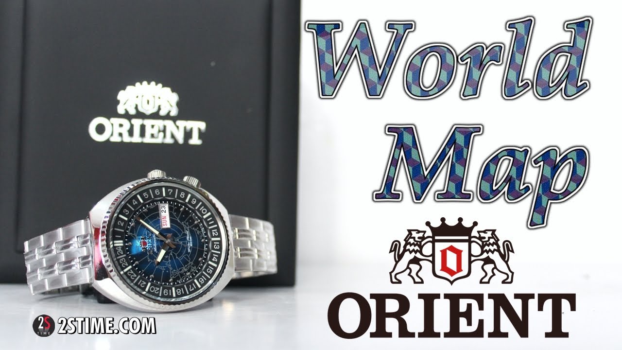 ORIENT World Map Revival RA-AA0E03L19B Automatic Watch - YouTube