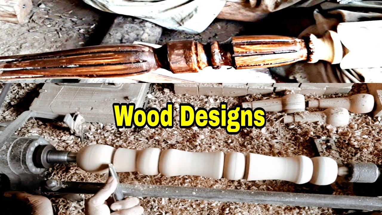Wood Turning With Hand Skills Making Stairs Railing | TalentHub - YouTube