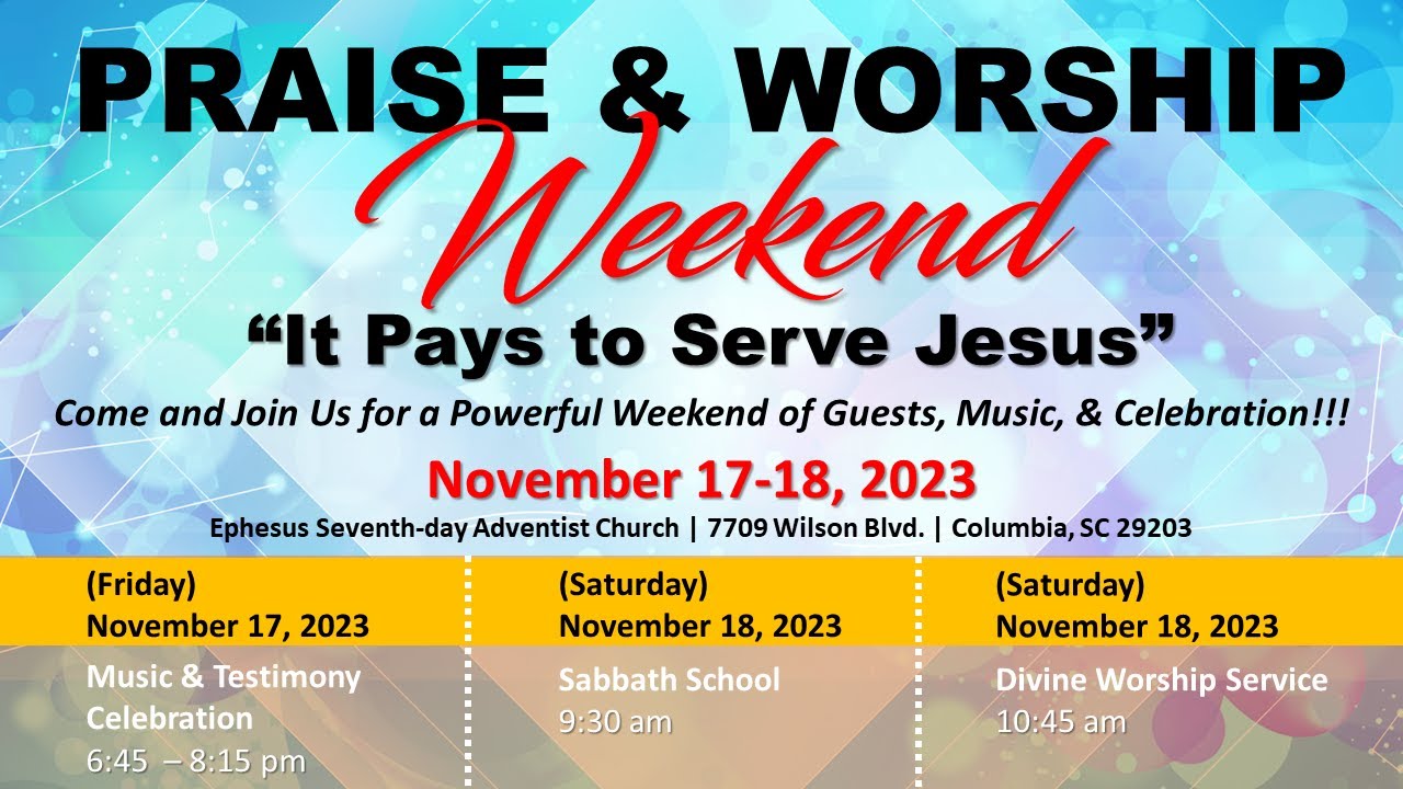 Praise & Worship Weekend - "Run On" - Pastor Marcellus Howard - 18 ...