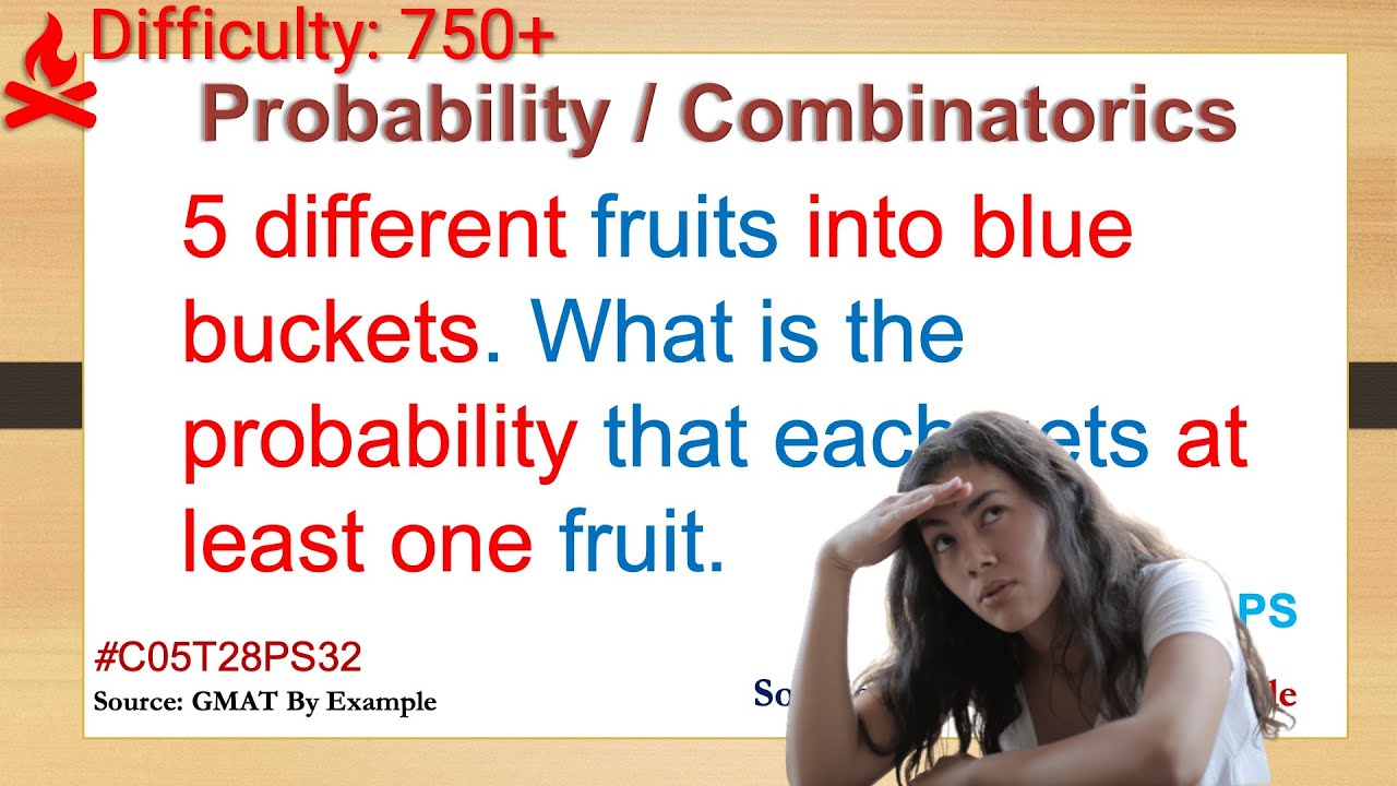 GMAT 750+ Probability 🤕 Step by Step solution to GMAT P&C practice - distribute n items into r ...