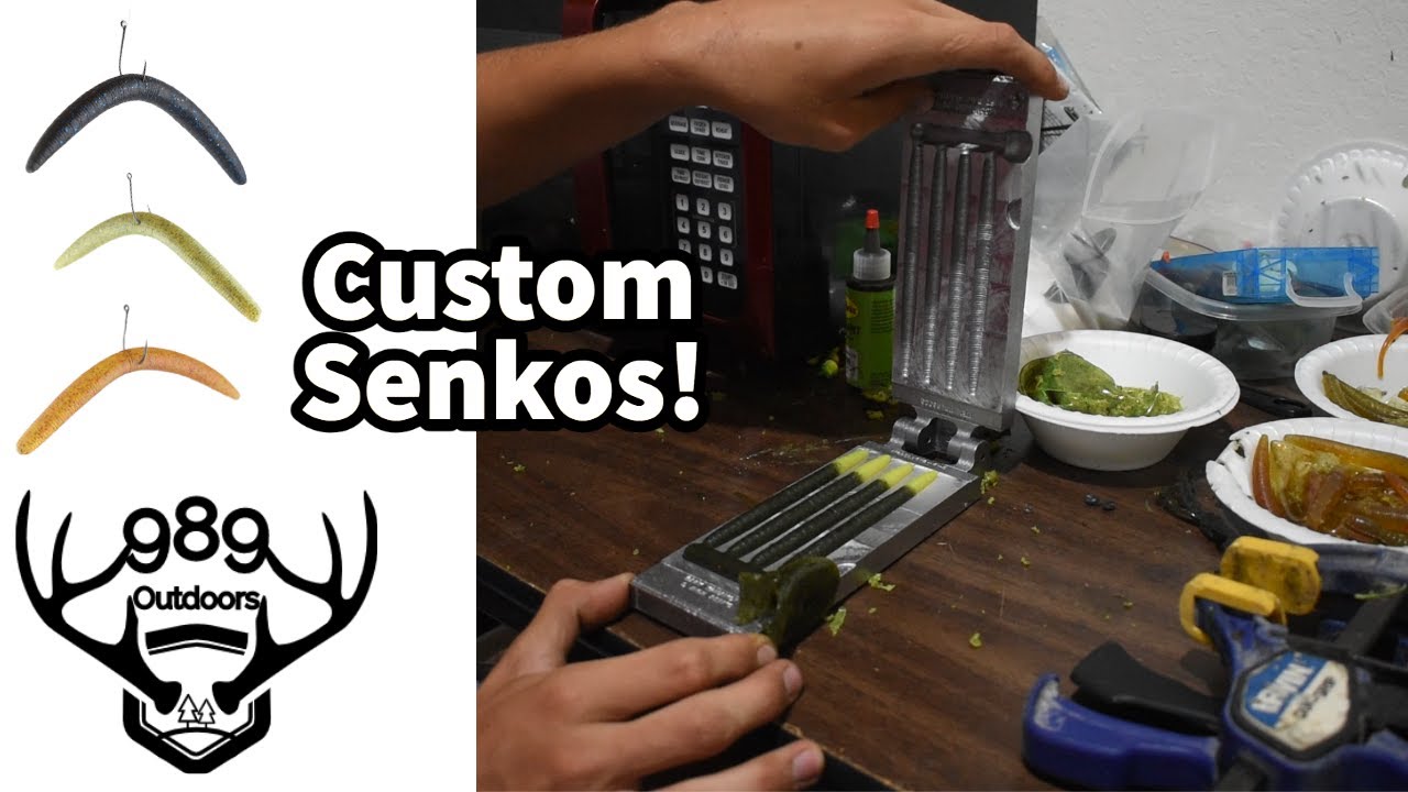 How to Make Your Own Senkos! | Making Soft Plastic Lures - YouTube