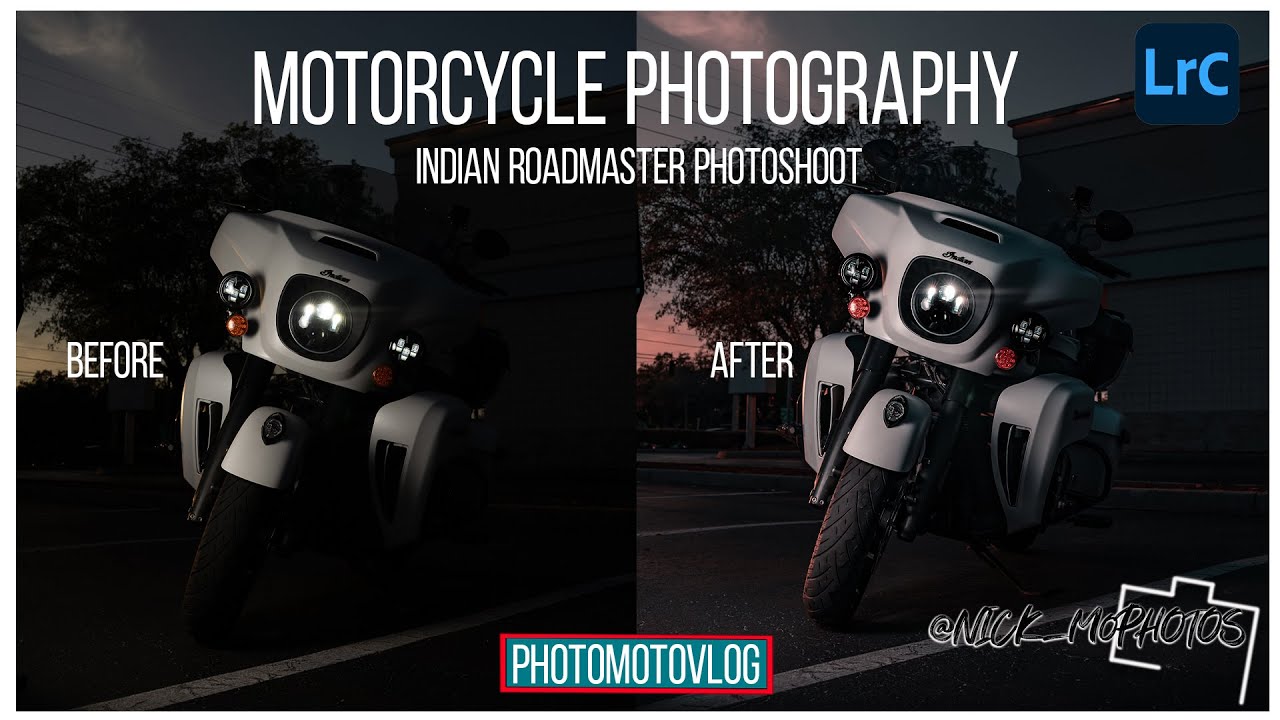 Motorcycle Flash Photography - YouTube