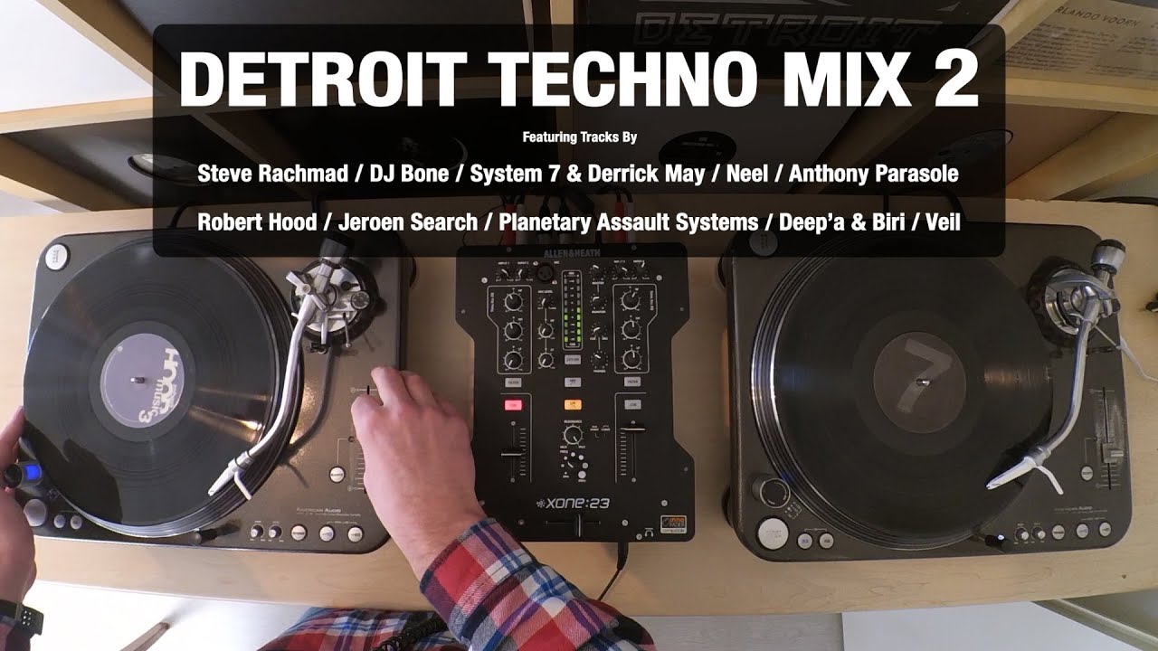 Detroit Techno Mix 2 | With Tracklist | Vinyl Mix - YouTube