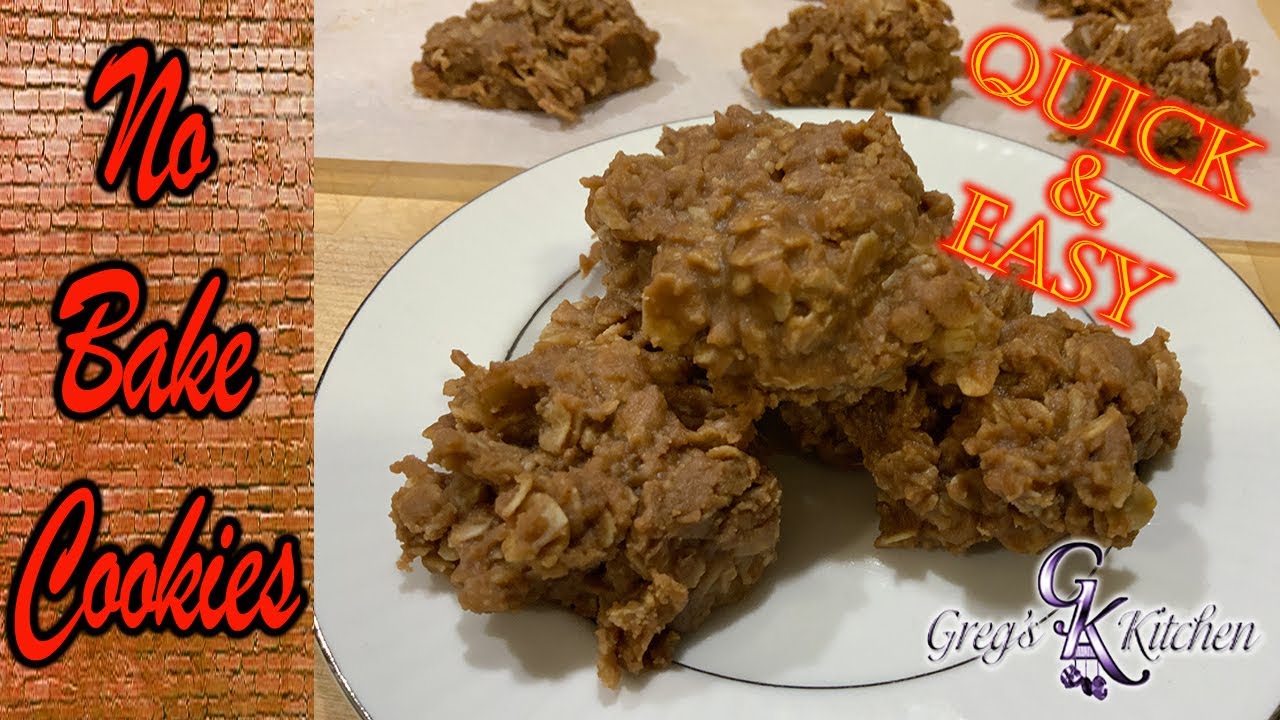Greg's Kitchen - So Easy No Bake Cookies - YouTube