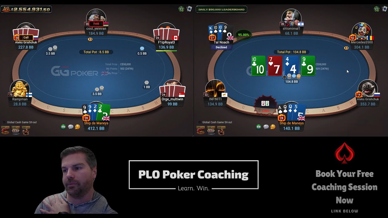 Back in Action! High Stakes PLO Cash Games - YouTube