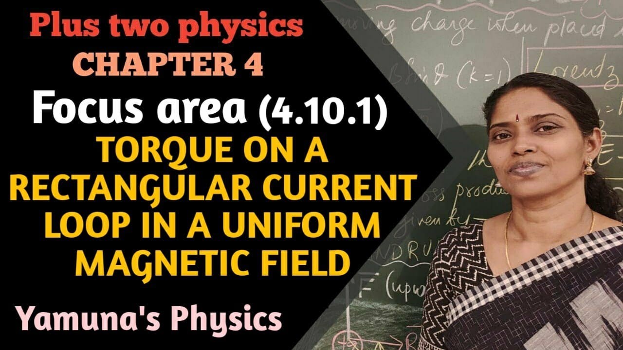 (4.10.1)#torque on a rectangular current loop in a magnetic field# ...