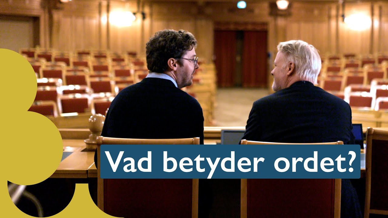 Vad betyder ordet, representation? - YouTube