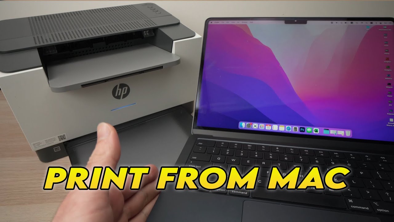 How to Setup HP LaserJet M209dwe Printer With Mac Computer to Print ...
