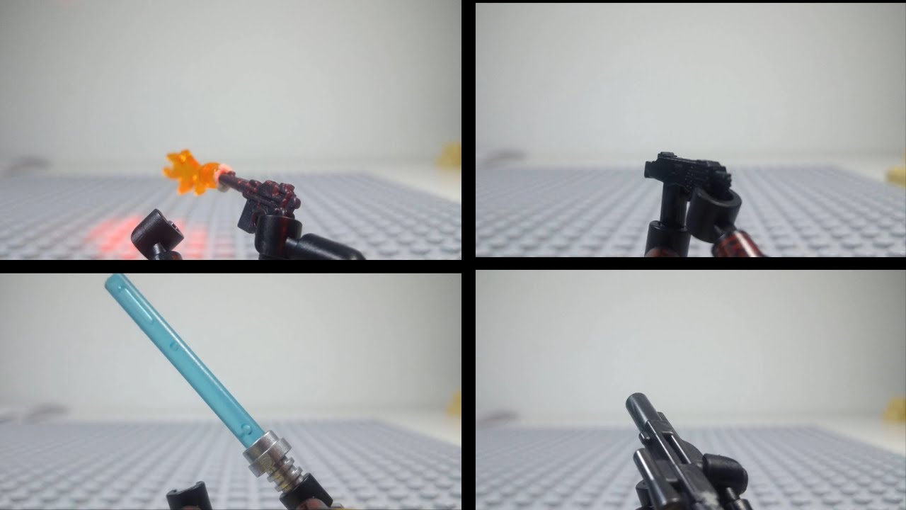 Lego first person weapon stop motion test - YouTube