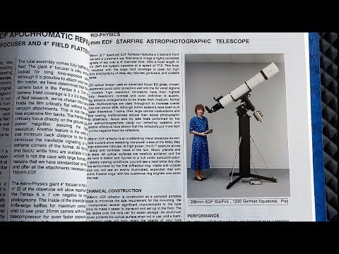 Astro-Physics Telescope catalogs between 1990 and 1998 - YouTube