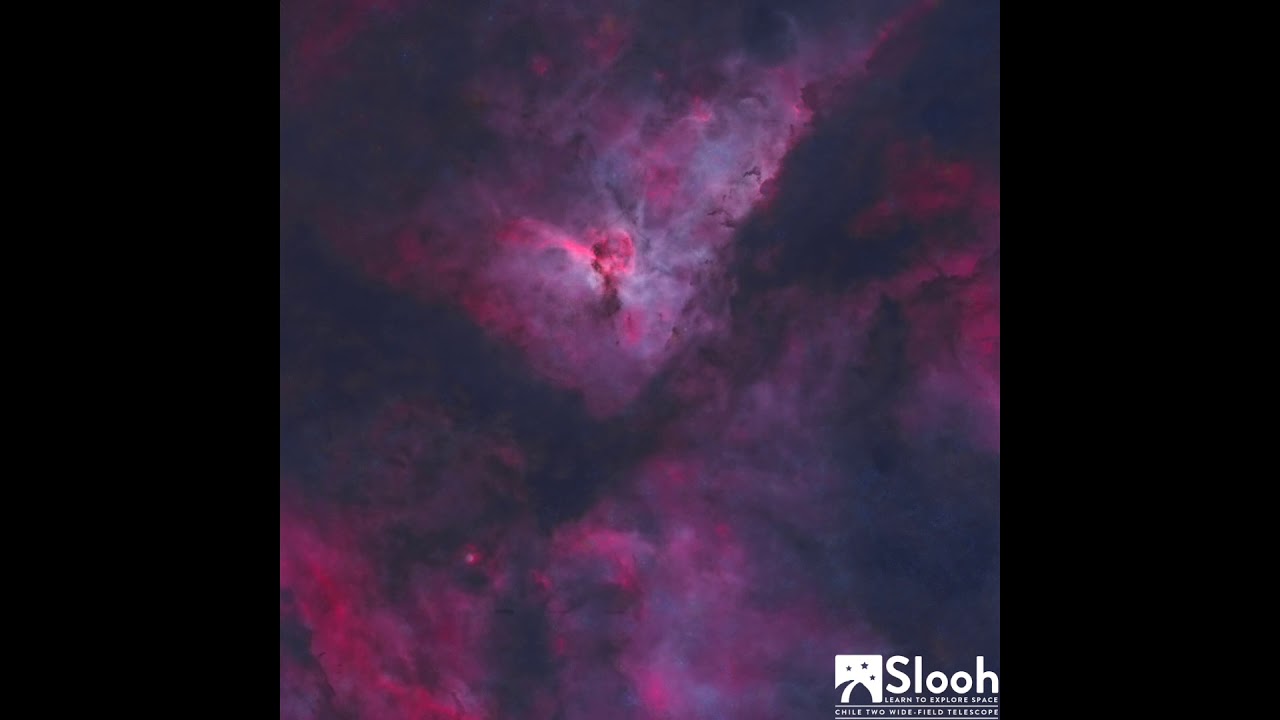 Carina Nebula on Slooh Chile Two - YouTube