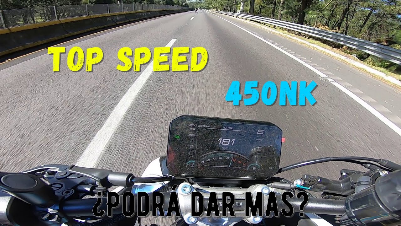 450NK Top Speed!!! 2024 a mas de 3100MSNM #cfmoto #450nk # ...