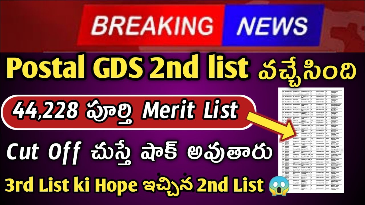 postal-gds-2nd-merit-list-2024-postal-gds-results-2024-postal-gds