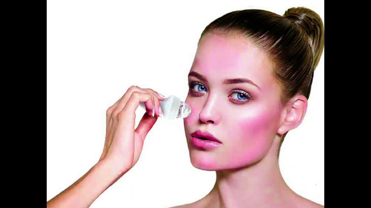 Ice cube treatment_Niro Beauty Tips - YouTube