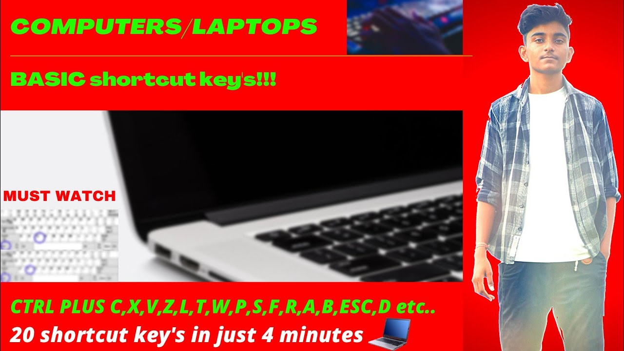 20 SIMPLE🤫 CTRL PLUS___ SHORTCUT KEY'S FOR YOUR comupter's and laptop's ...