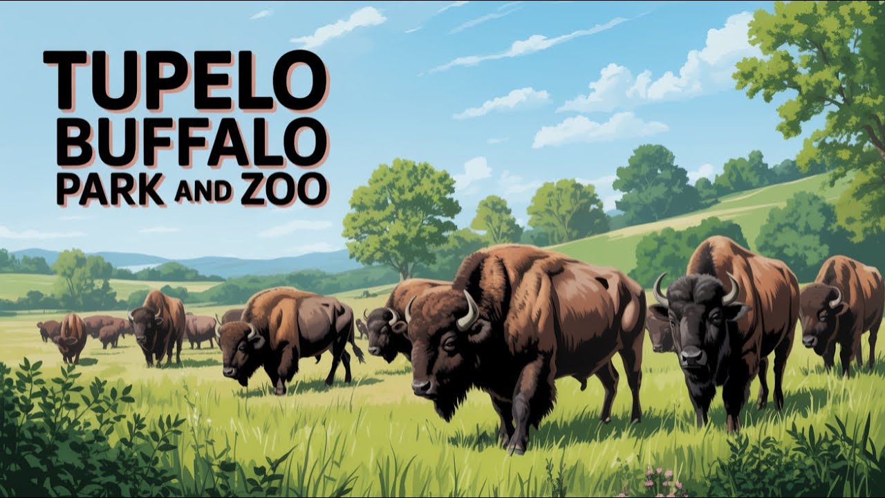 Tupelo Buffalo Park and Zoo Full Tour - Tupelo, Mississippi - YouTube