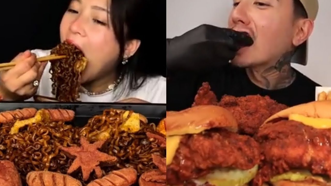 mukbang compilation that will make you crave food after watching 🤤 ...