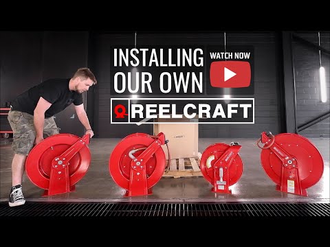Installing a Reelcraft Hose Reel Bank in My Wash Bay!
