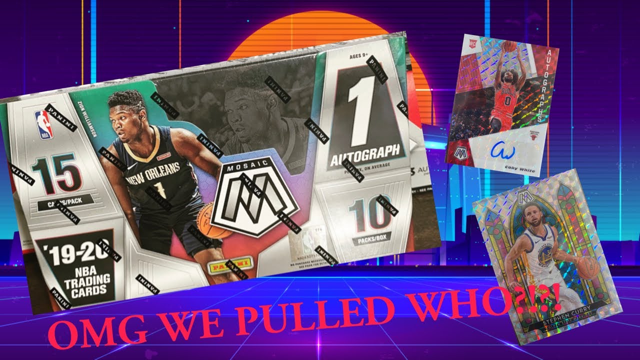OMG!!!! PANINI MOSAIC BASKETBALL 19-20 HOBBY BOX BREAK #1 - YouTube