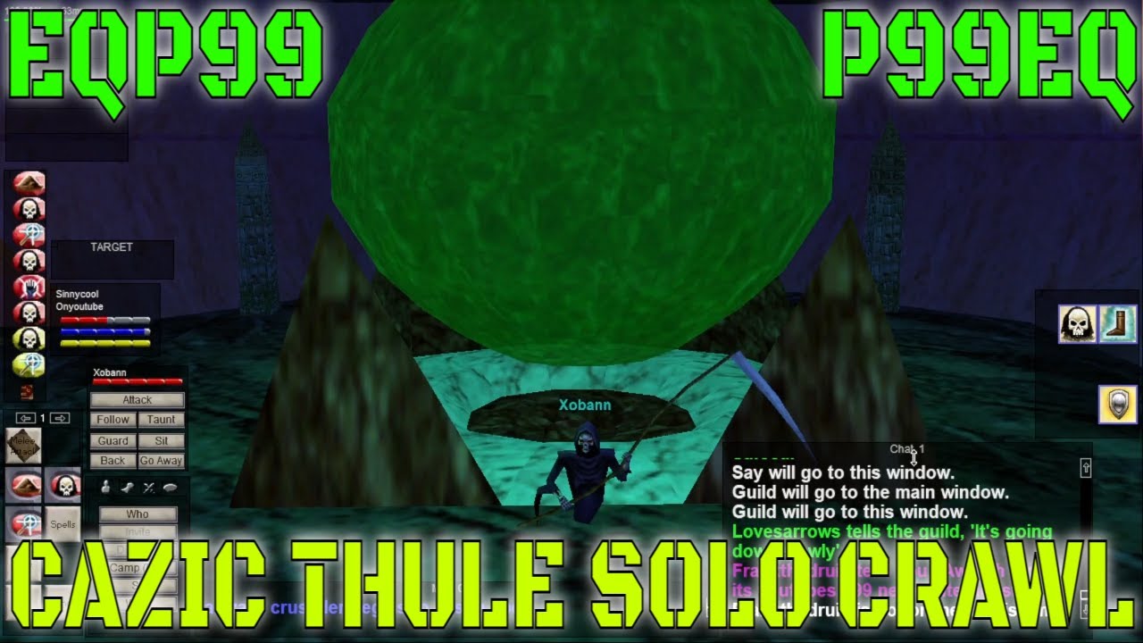 EverQuest P99 Solo Dungeon Crawl Cazic Thule on Level 60 Necromancer ...