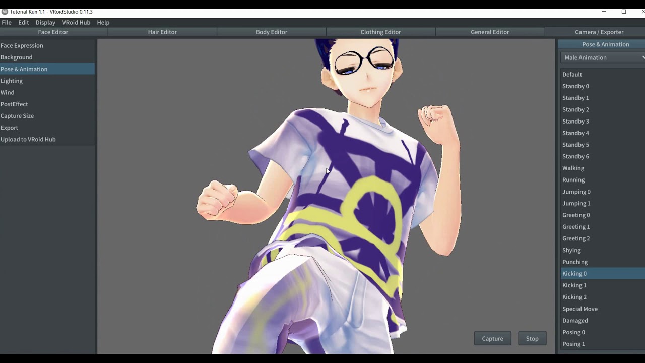 Vroid Advance Tutorial Pose and Animation - YouTube