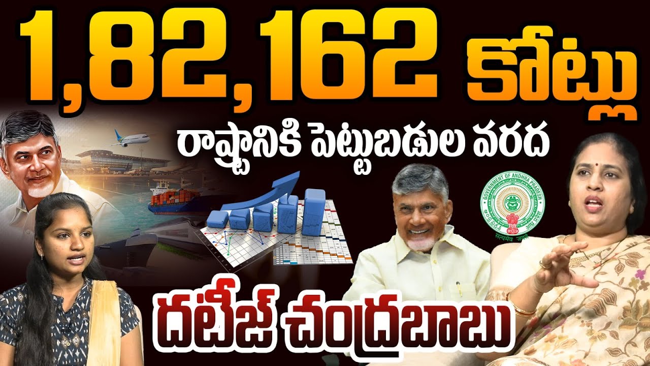 రాష్ట్రానికి పెట్టుబడుల వరద | TDP Spokesperson Suryadevara Latha on AP ...