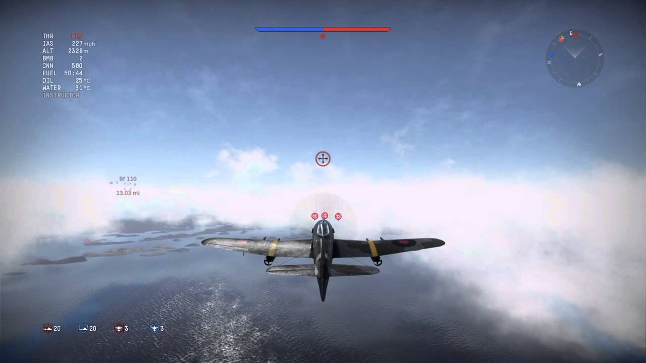 War thunder typhoon bombing base - YouTube