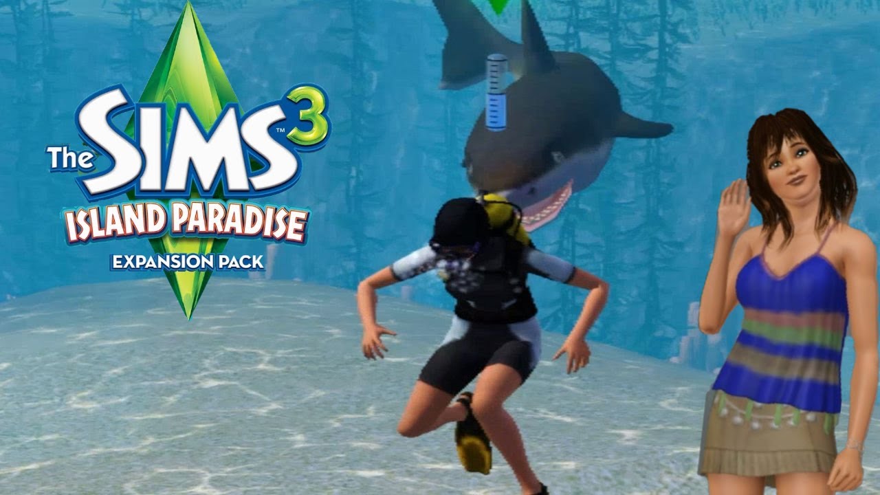 Sims 3 Island Paradise Shark Attack