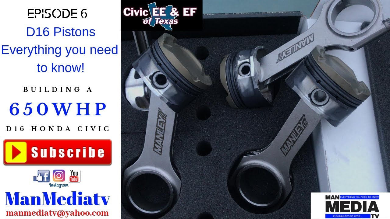 Honda Pistons What are the best options? - YouTube