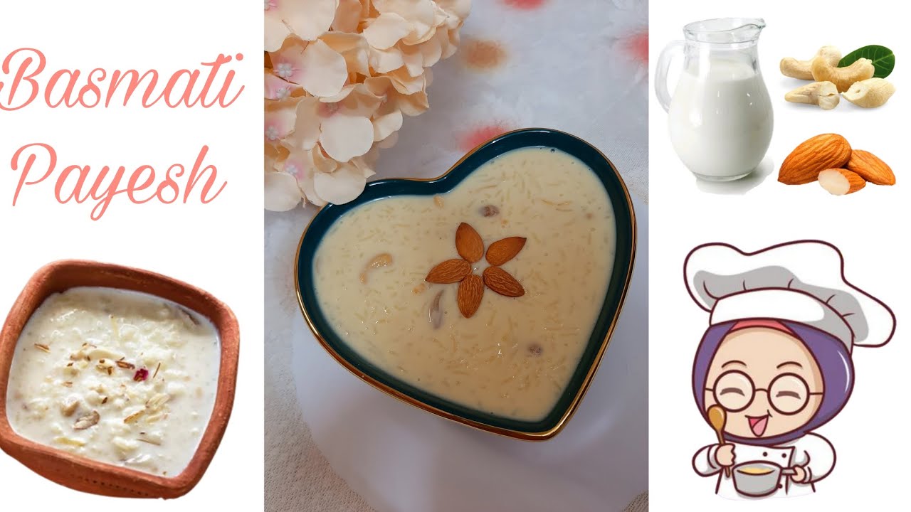 Basmati Payesh | Payesh Recipe | Biriyanir Chaler Payesh | Payesh ...