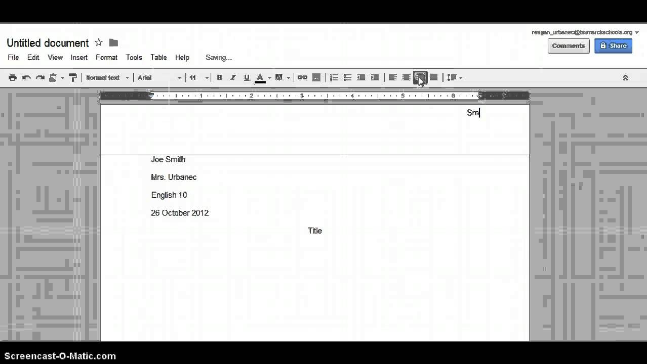 MLA Format Google Docs YouTube mla-format-google-docs-youtube