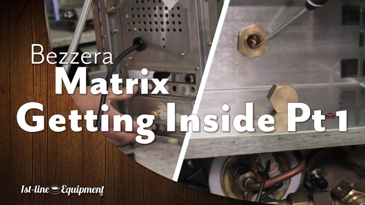 Bezzera Matrix - Getting Inside Pt. 1 - YouTube