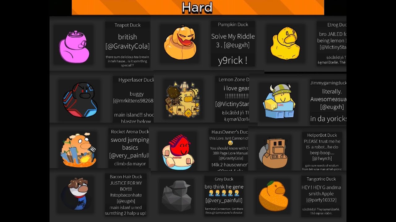 How to get every hard duck in FTD retro realm - YouTube