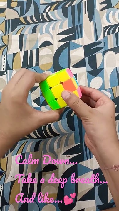 3x3 Rubik's Cube Slow Pattern #1 - YouTube