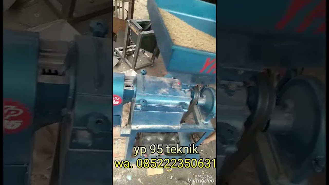 Mesin penggiling padi mini - YouTube