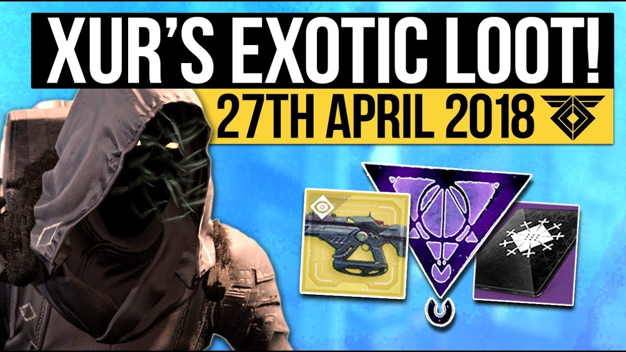 Destiny 2 | XUR LOCATION & EXOTICS! - Exotic Weapon, Armor Inventory ...